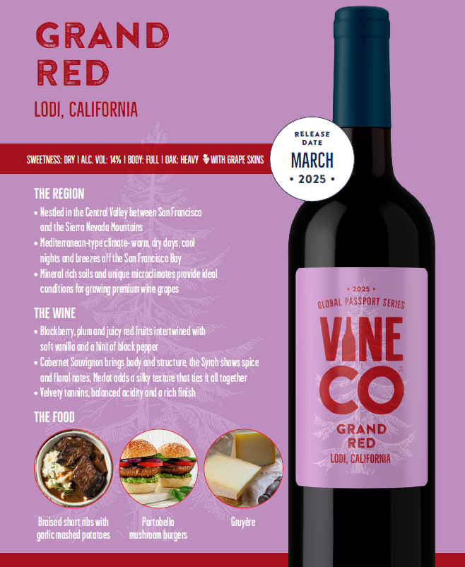 2025 Passport Grand Red, Lodi, California (With Grape Skins) – Wine ...